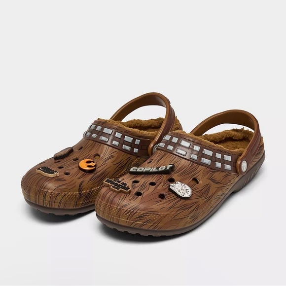 CROCS | Shoes | Star Wars Chewbacca Crocs Classic Lined Clog 223 Size ...
